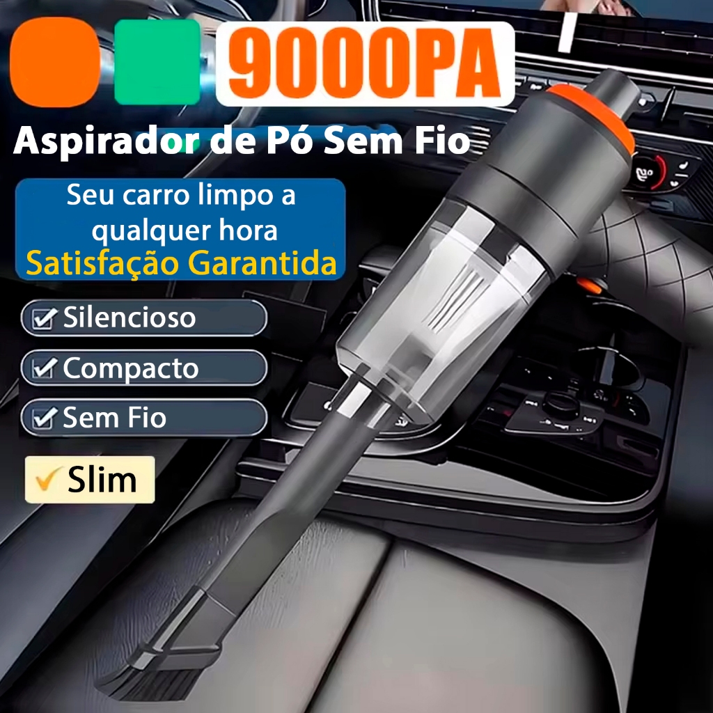 Aspirador e Soprador Portátil 2 em 1 - Alta Potência e Multifuncional ...