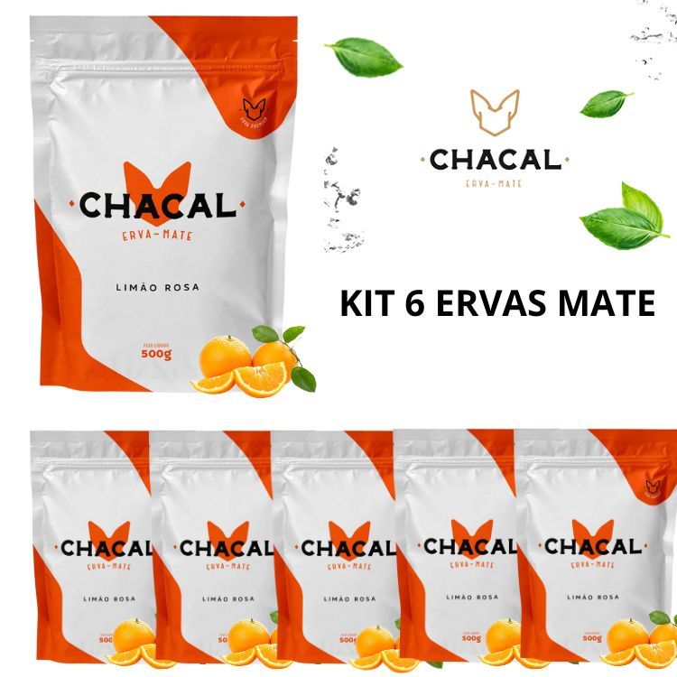 Kit Com 6 Ervas Tereré Chacal Sabor Limão Rosa | Shopee Brasil