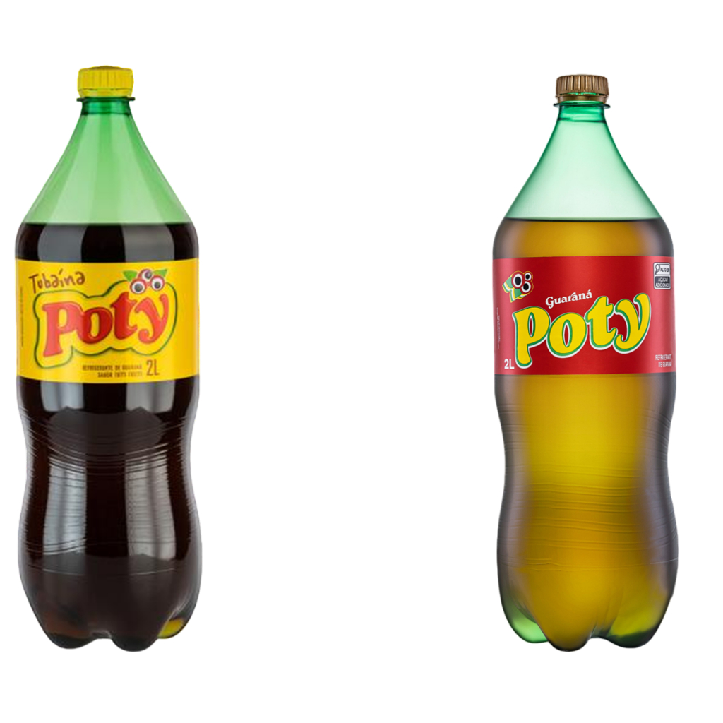 KIT REFRIGERANTE 2LITROS 1UND TUBAINA 2L- 1UND GUARANA 2L (POTY) | Shopee Brasil