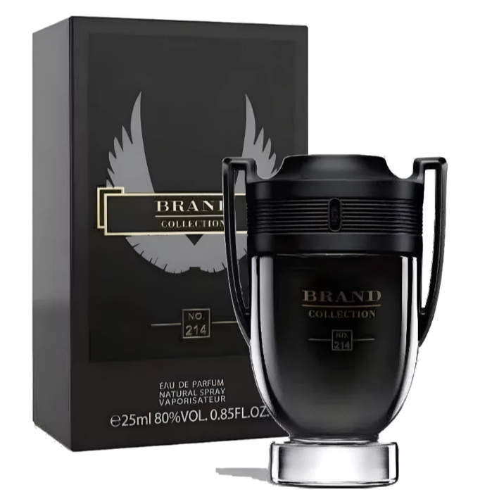 Perfume Brand Collection 214 Masculinos - 25ml | Shopee Brasil