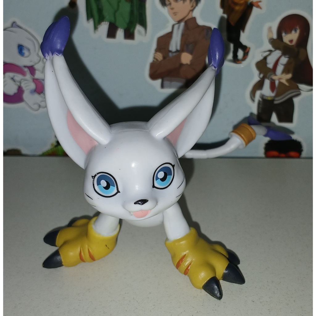 BONECO ACTION FIGURE MINIATURA DIGIMON TAILMON GATOMON | Shopee Brasil
