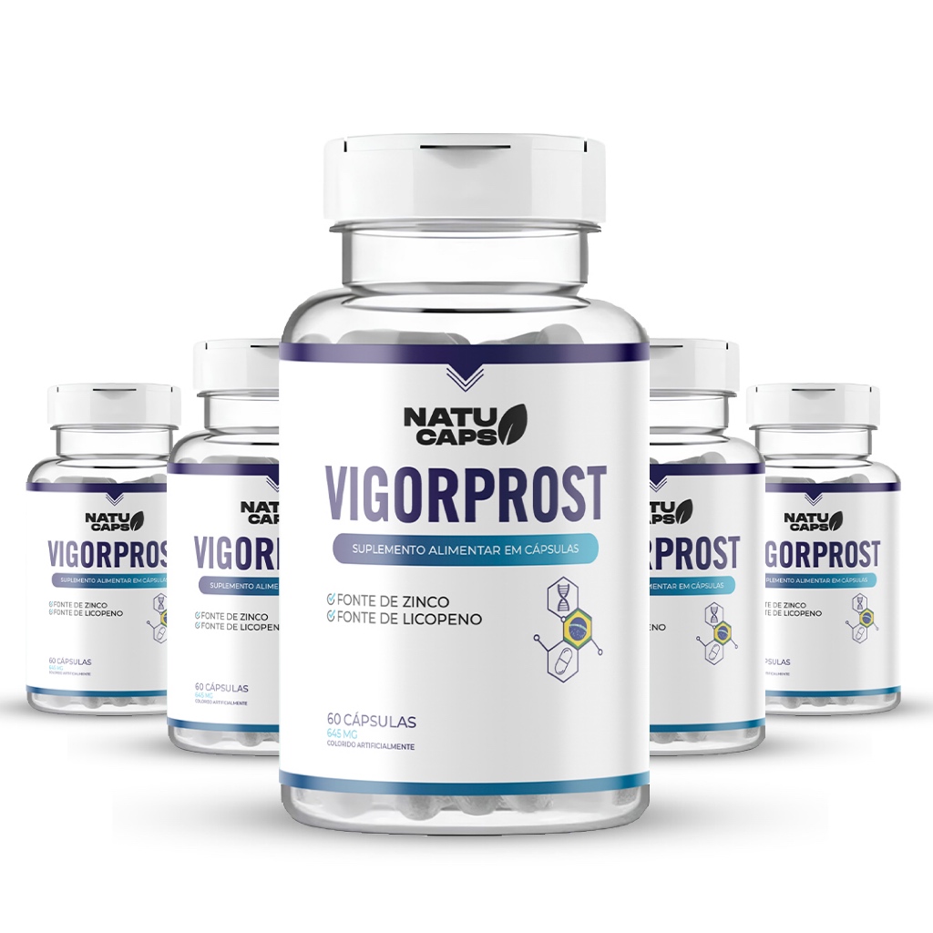 Leve 5 Un Vigor Prost com 60 Cápsulas - Envio Imediato | Shopee Brasil