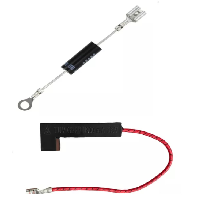 Fusivel Alta Tensao 0.7a 700ma 5kv tuv gerf-ii Plastico Preto Original+ ...