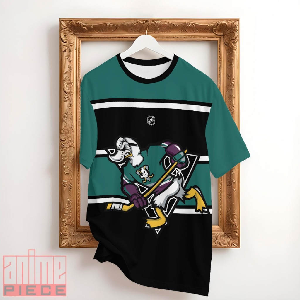 CAMISETA MIGHTY DUCKS SUPER PATOS BLACK FULL REF1568 | Shopee Brasil