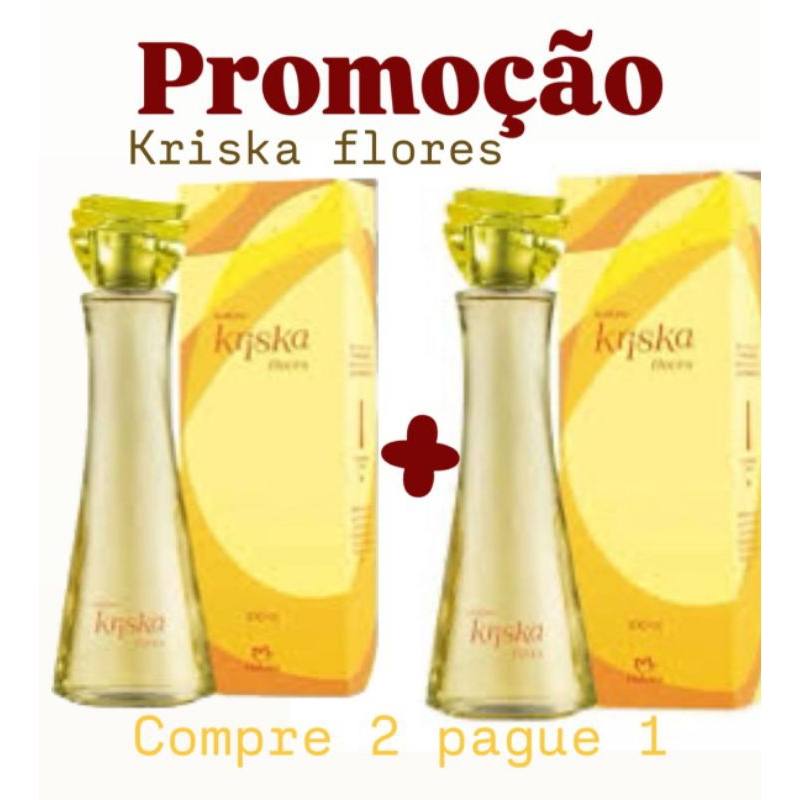 Kriska flores natura colônia feminino 100ml original e lacrado | Shopee ...
