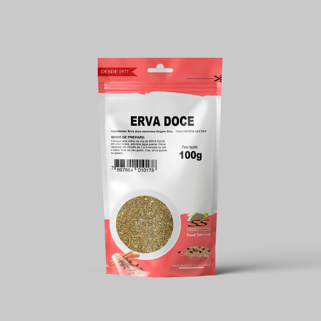 Erva Doce Sementes | 100g e 500g | Shopee Brasil