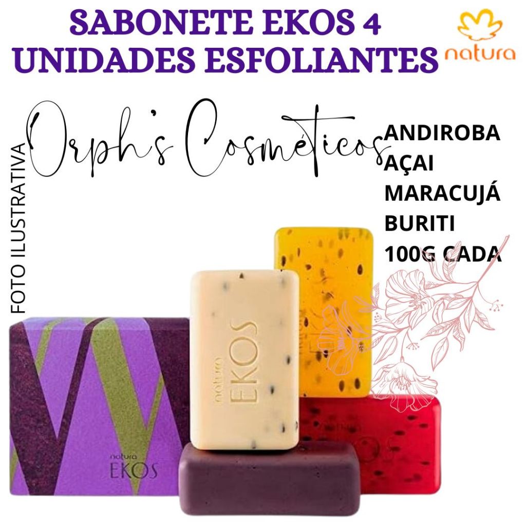 EKOS SABONETE ESFOLIANTE EM BARRA | Shopee Brasil
