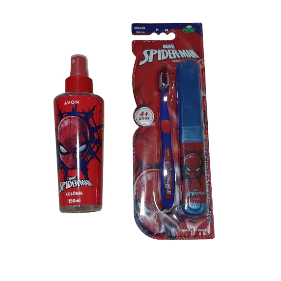 Avon Marvel Spider-Man - Colônia 150 ml + Escova Dental com Estojo ...