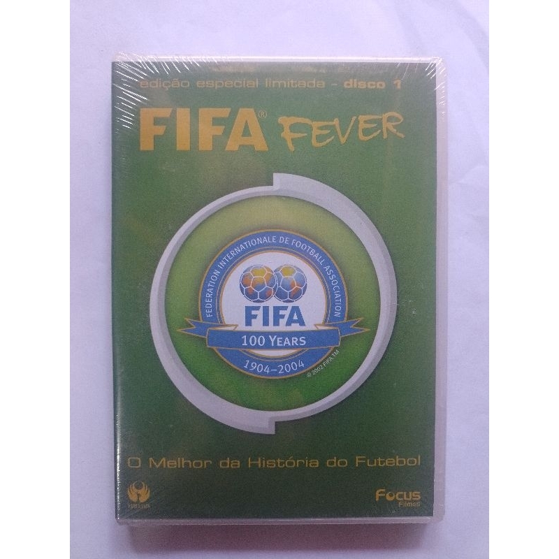 Dvd FIFA Fever 100 Anos O melhor Da História Do Futebol 1904-2004 ...