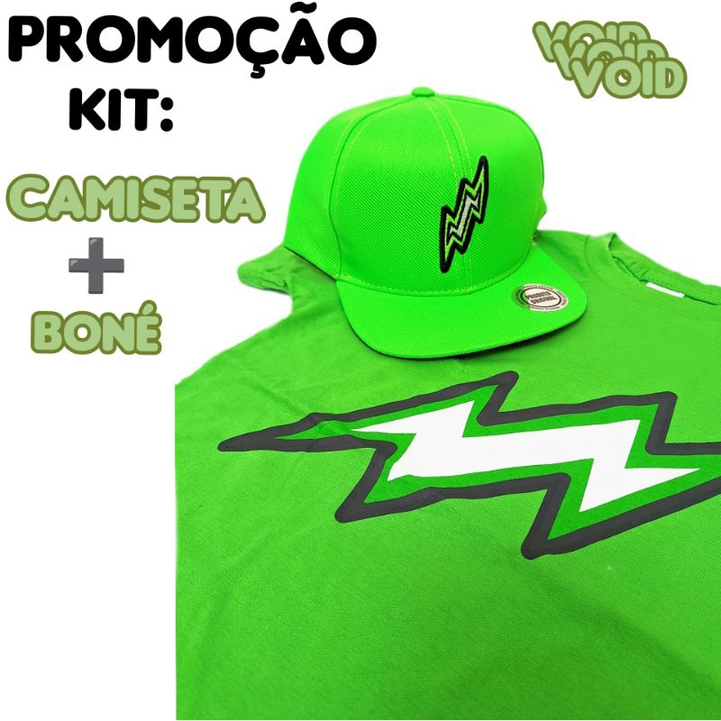 Camiseta Void + Boné Void Raio Novos Elementos Emily Vick | Shopee Brasil