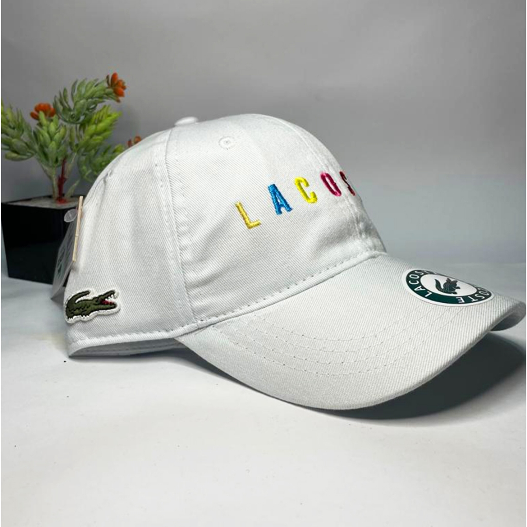 Boné Letreiro Colorido Aba Curva Ajustável Unissex | Shopee Brasil