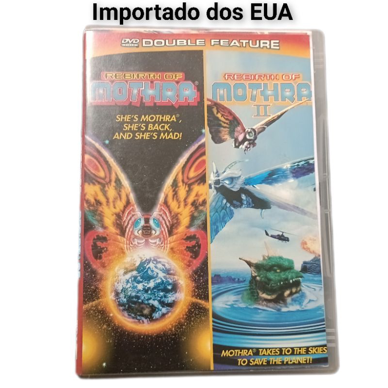 DVD Rebirth of Mothra 1 e 2 DVD dupla face | Shopee Brasil