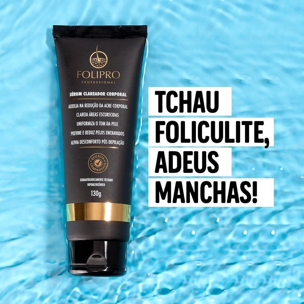 FOLIPRO Serum Clareador Original Auxilia Foliculite Pelos Encravados ...
