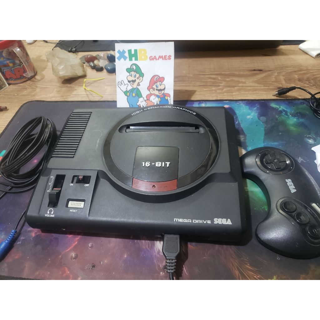 Mega Drive TecToy + Memory Card Clássico Retrô com + de 80 Jogos na ...