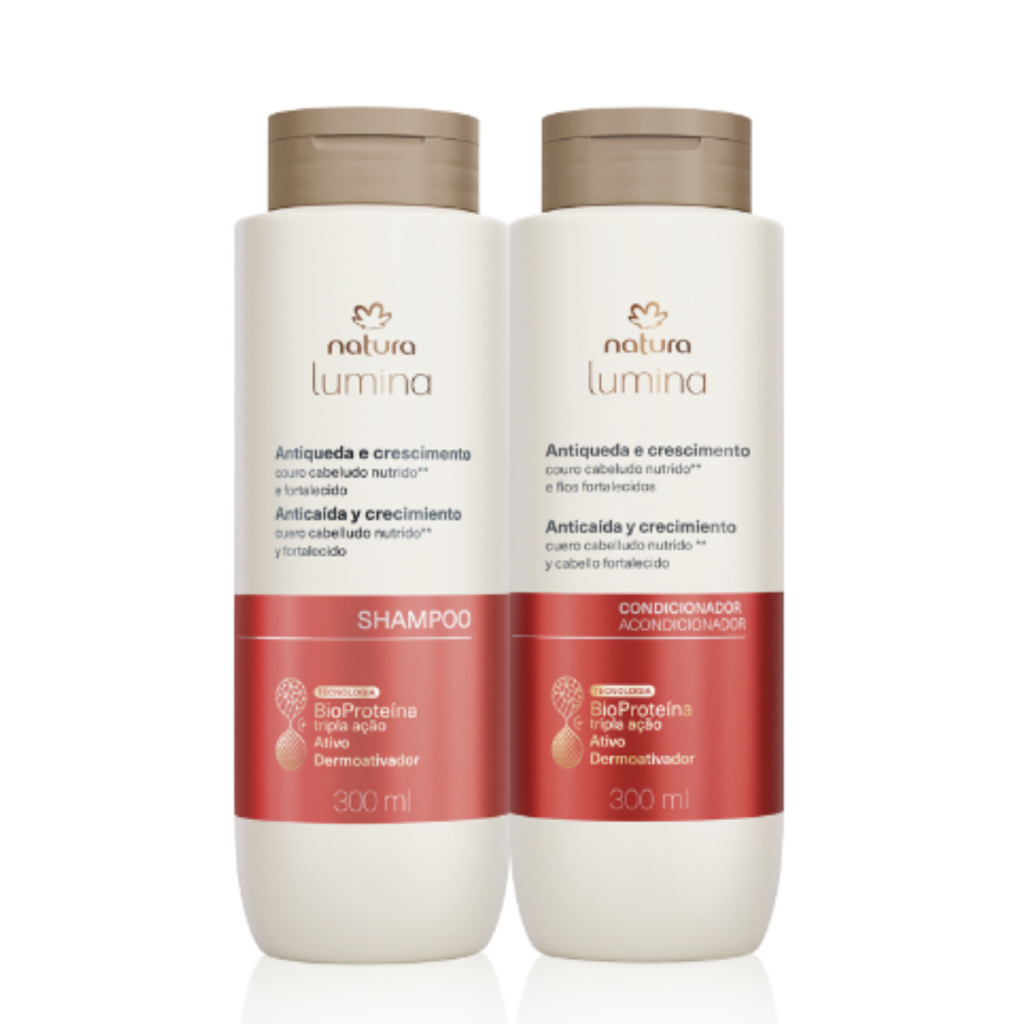 Kit Antiqueda e Crescimento Lumina com Shampoo 300ml e Condicionador ...