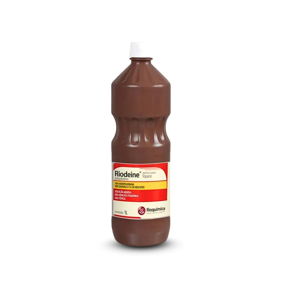 IODOPOVIDONA PVPI TÓPICO 1000ML ( RIODEINE ) - RIO QUIMICA | Shopee Brasil