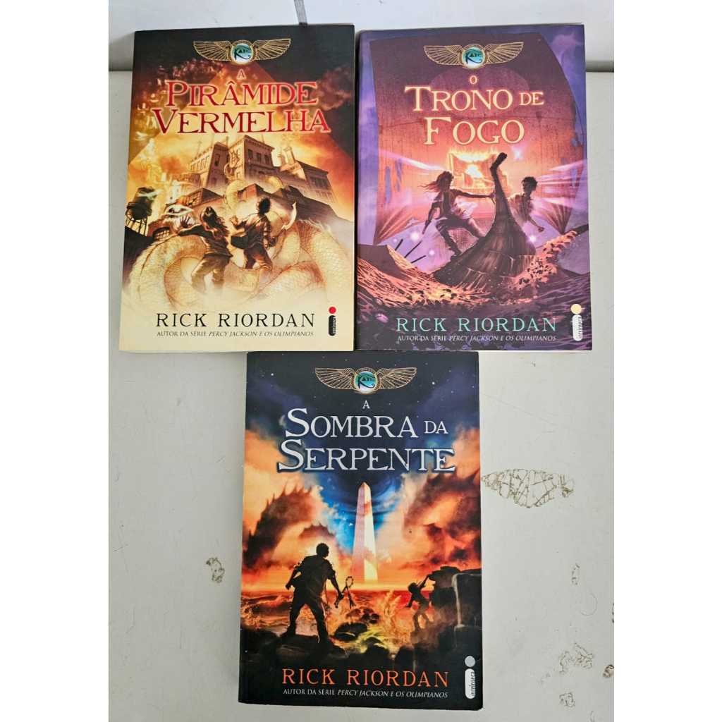 Trilogia as crônicas dos Kane de Rick Riordan | Shopee Brasil