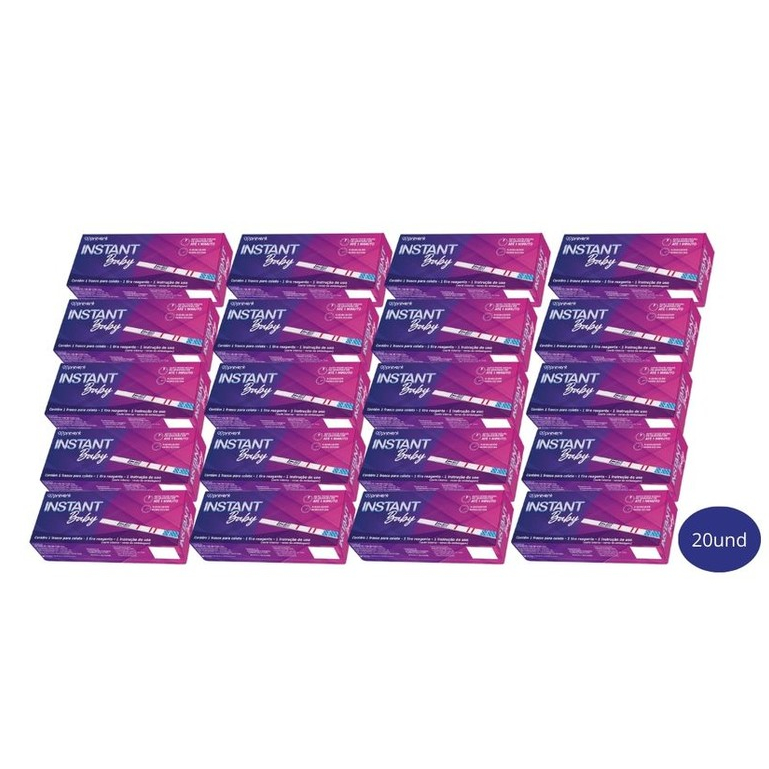 KIT 20 -Teste De Gravidez Instant Baby 99% De Precisão Original ...