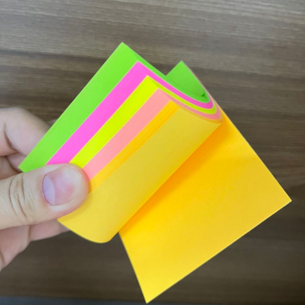 Kit Bloco De Notas Post Bloco Adesivo Para Anotações Colorido | Shopee ...