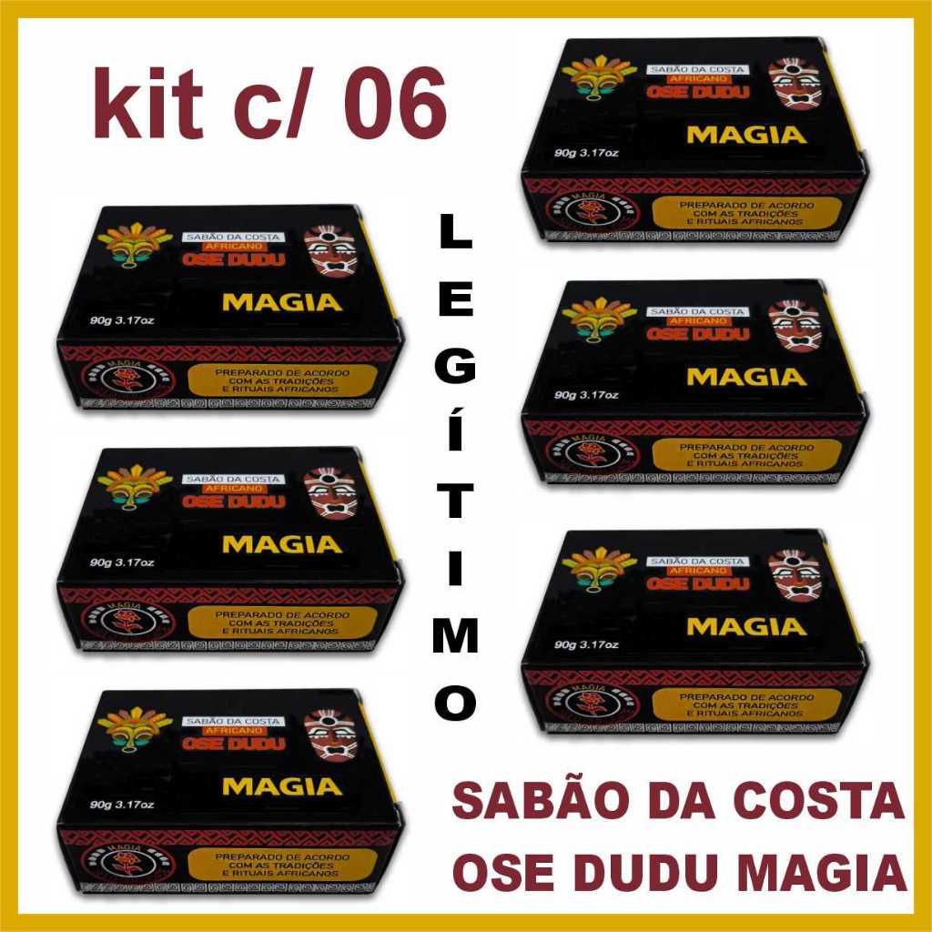kit c/ 6 - Sabão Da Costa Africano Ose Dudu Magia 90g - O Legítimo ...
