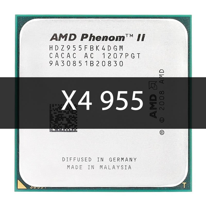 Processador AMD Phenom II X4 955 3.20Ghz 4/4 125W AM3 HDZ955FBK4GM ...