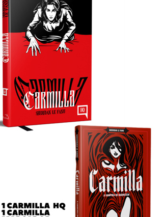 Carmilla hq + Carmilla (gratis) 2 livros capa dura edicao luxo | Shopee Brasil
