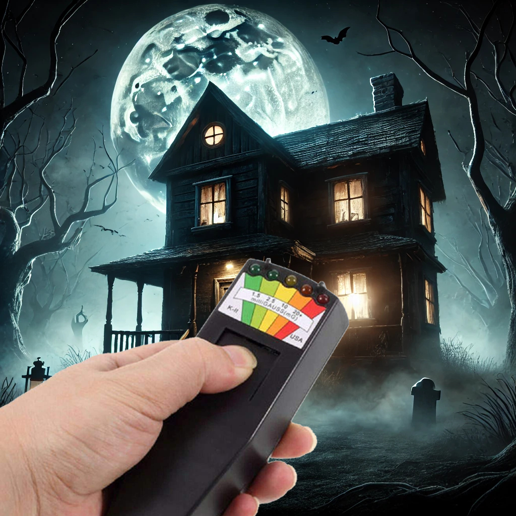 KII k2 Medidor EMF Deluxe Preto – Detector Profissional de Fantasmas e ...