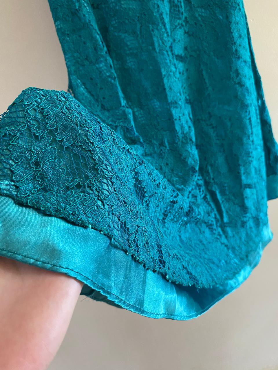 vestido verde turquesa | Shopee Brasil