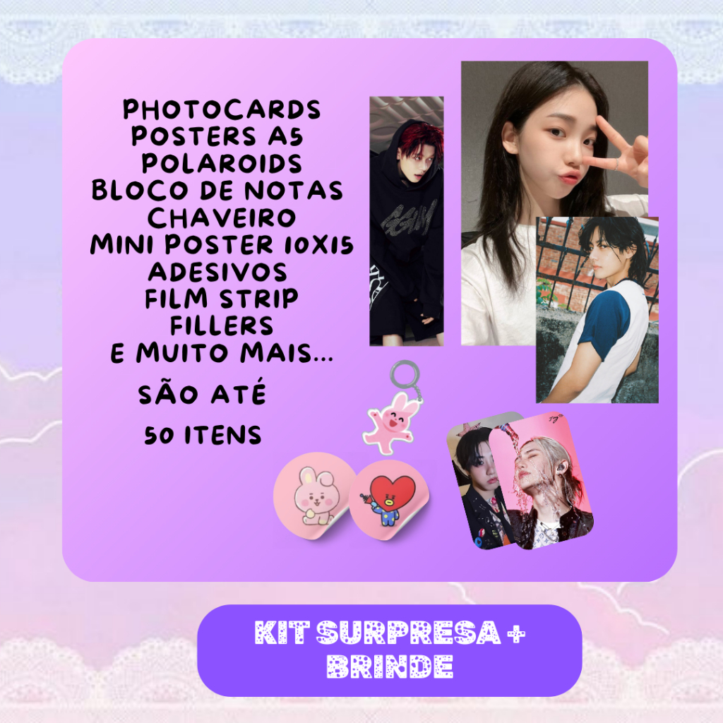 Kit Kpop Surpresa + Extra | Shopee Brasil