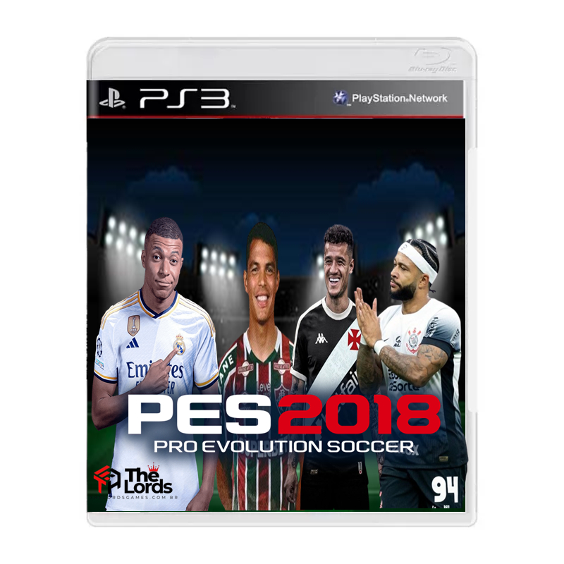 PES 2018 PS3 CD ORIGINAL COM ATUALIZAÇAO 2025 | Shopee Brasil