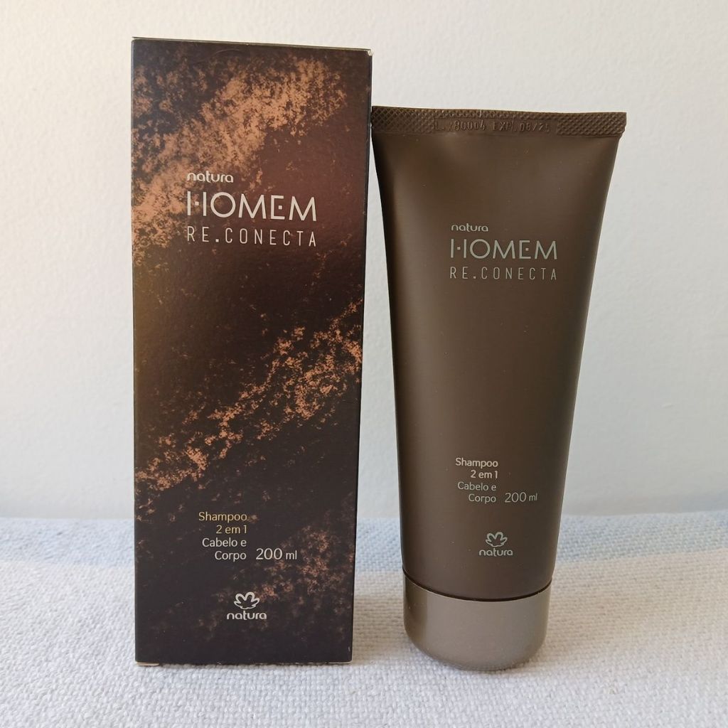 Shampoo 2 Em 1 Cabelo E Corpo Natura Homem Re.conecta | Shopee Brasil