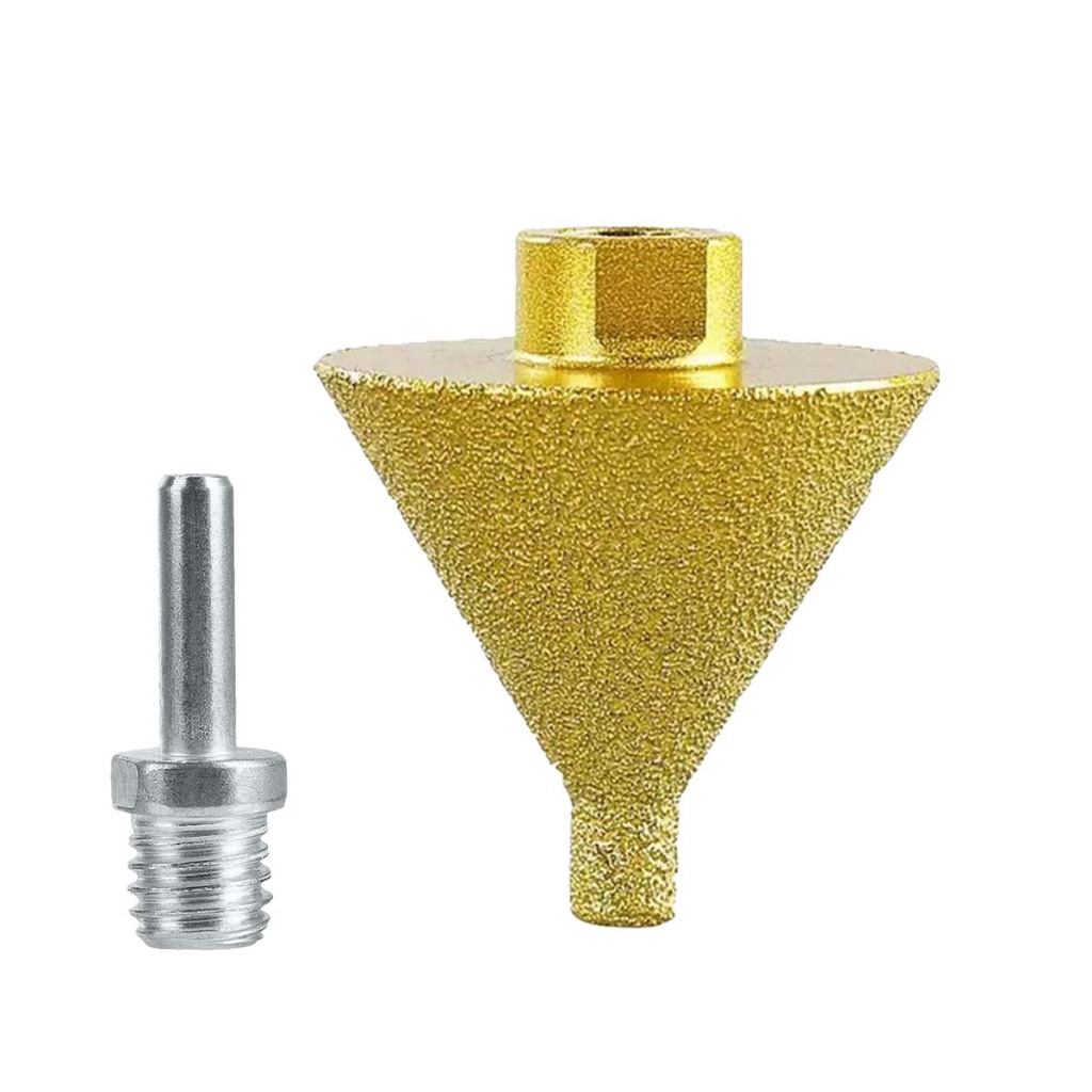 Diamante Chanfro Bit Chanfro Buraco Polimento 10 Rosca 38 Mm | Shopee ...