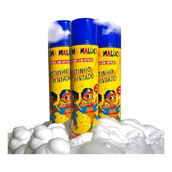 Espuma Em Spray Neve Artificial Folia Carnaval 400ml | Shopee Brasil