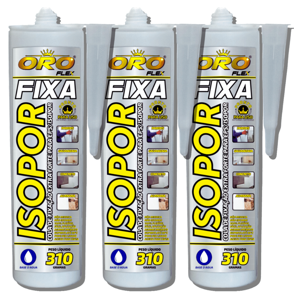 Super cola PU Selante fixa extra forte ISOPOR em multi superfícies KIT ...