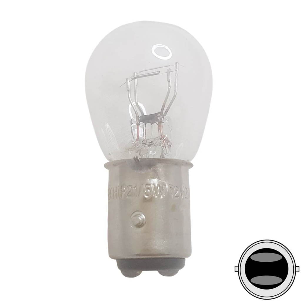 LÂMPADA LANTERNA FREIO HALÓGENA 2 POLOS 12V P21/5W | Shopee Brasil