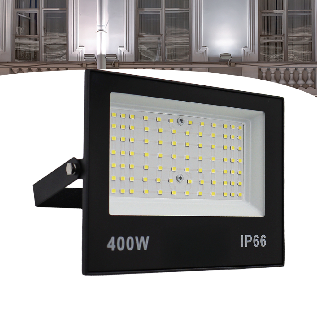 Refletor Holofote Led 400w Branco Frio 6000K Ip66 Prova D'água Bivolt Forte Luz | Shopee Brasil