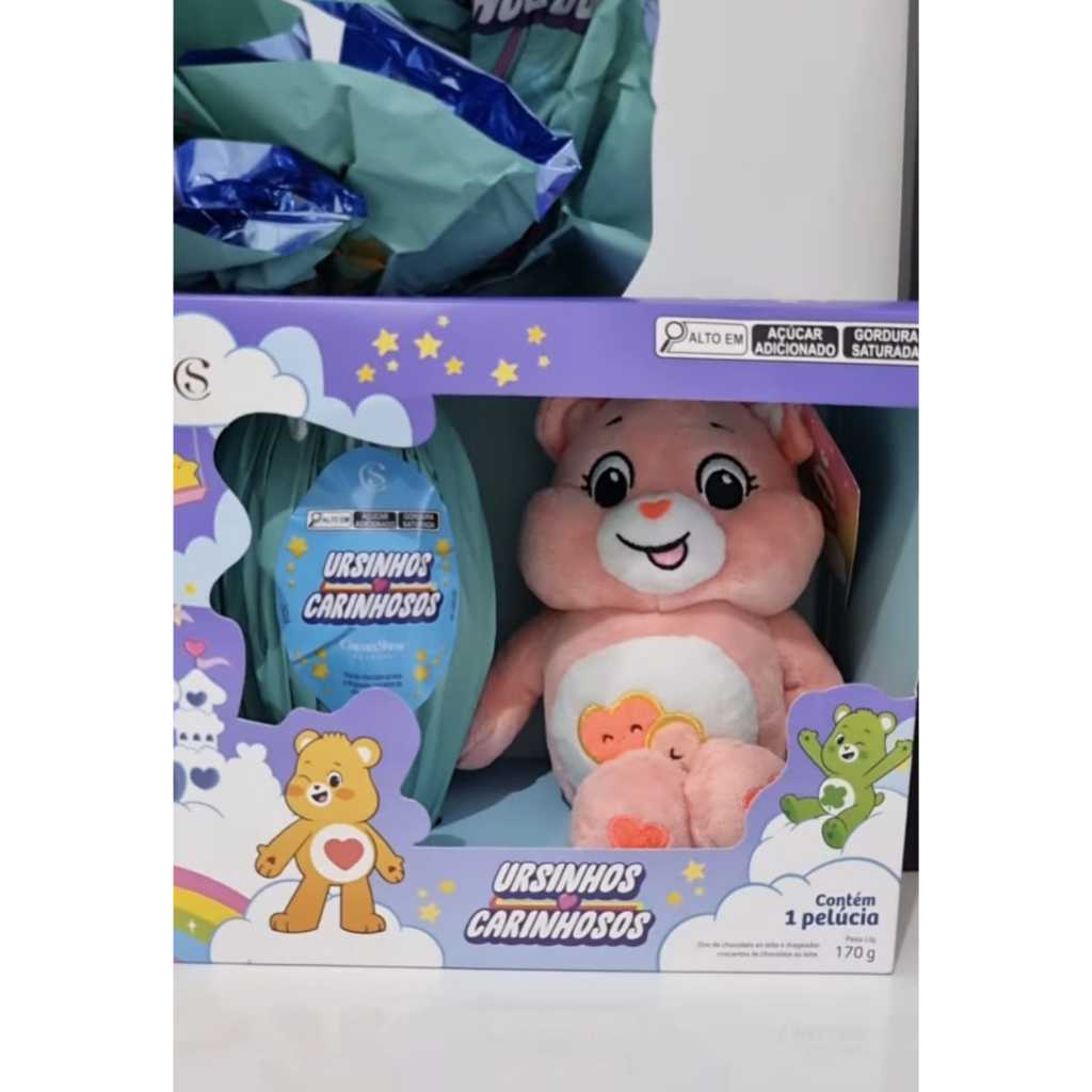 Ovo de Páscoa Ursinhos Carinhosos Amorosa Rosa - Cacau Show | Shopee Brasil