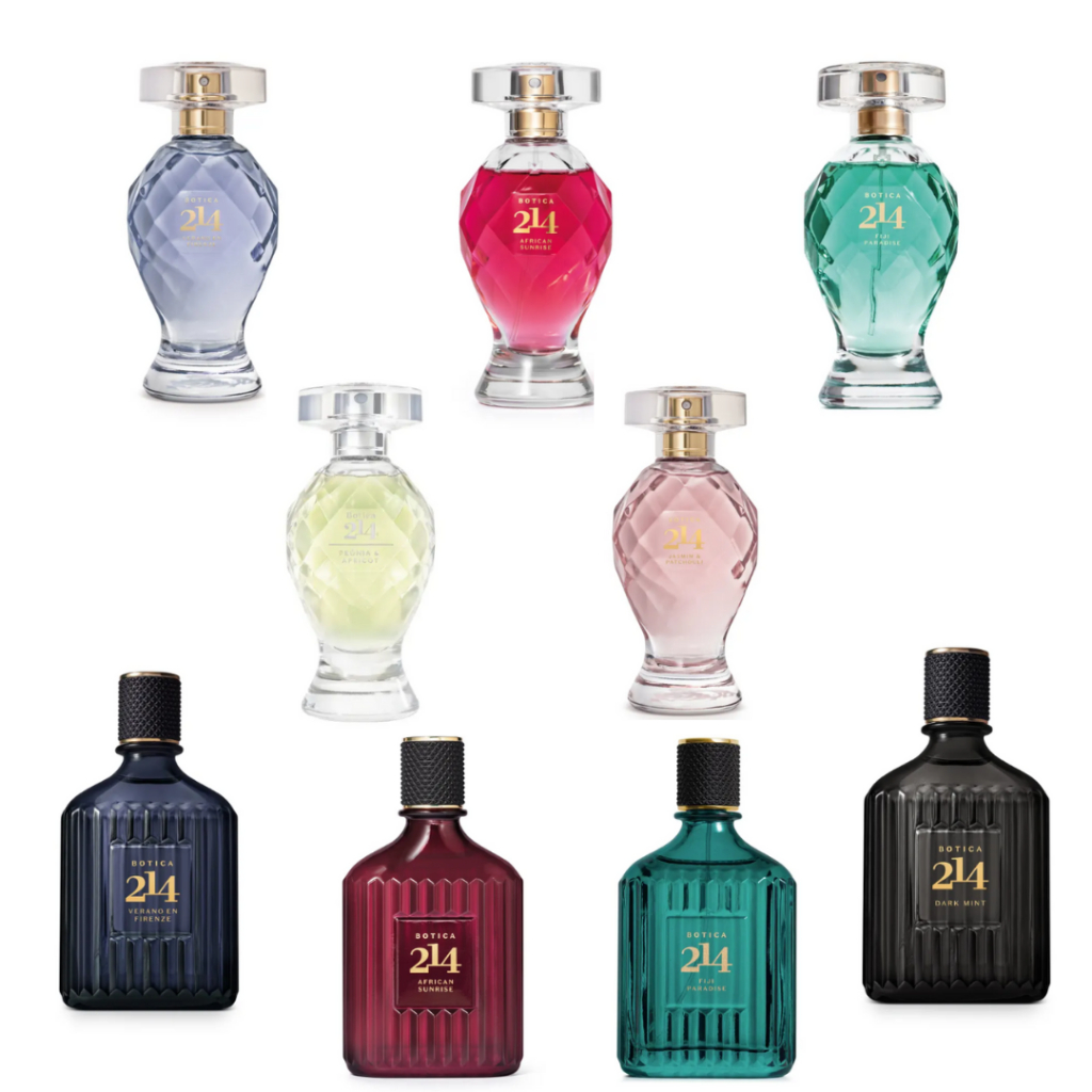 Botica 214 Perfume Eau de Parfum O Boticário Feminino 75ml ou Masculino ...