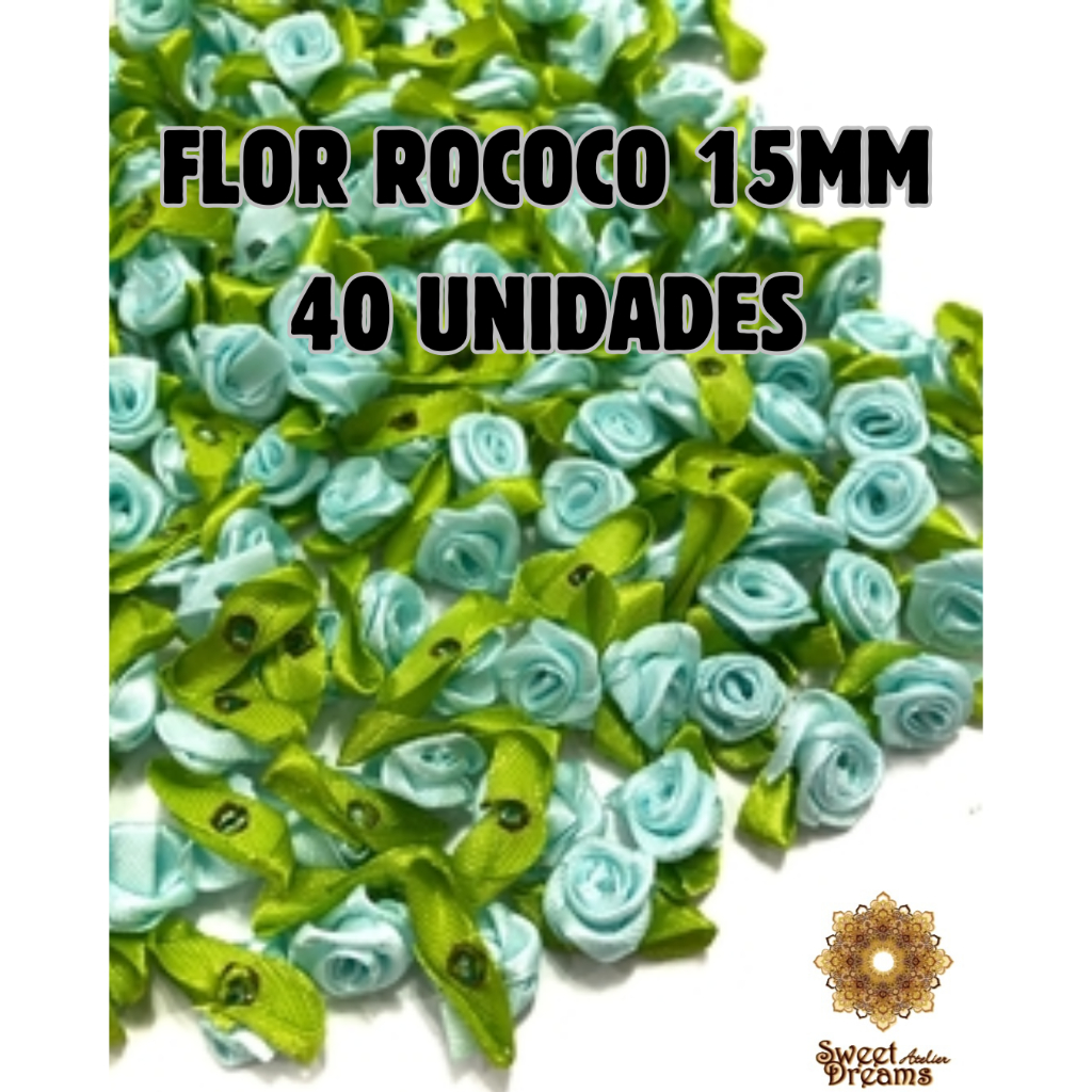FLOR DE ROCOCO KIT COM 40 UNIDADES | Shopee Brasil