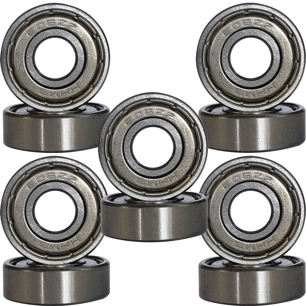 Kit 16 Rolamentos 608ZZ 608 Semi Profissional Abec - Skate, Patins ...