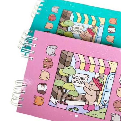 Livro de Colorir Bobbie Goods Capa Dura100 Folhas Caderno de Desenho ...