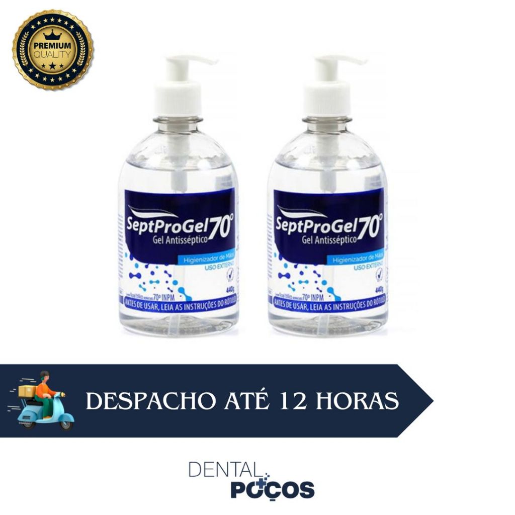 Álcool Gel 70% Antisséptico Septpro - Prolink (Monte Seu Kit) | Shopee ...