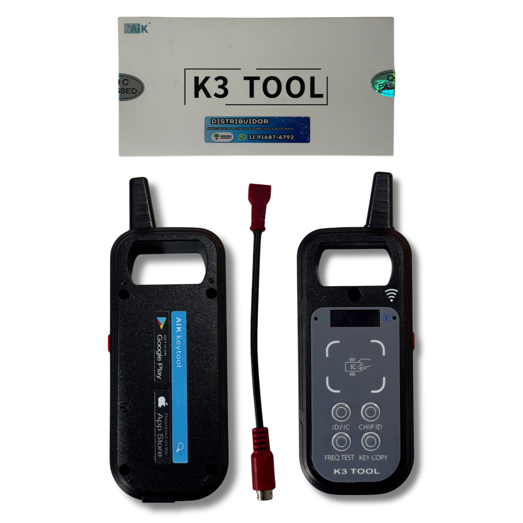 Aparelho K3 TOOL AIK KEYTOOL + cabo | Shopee Brasil