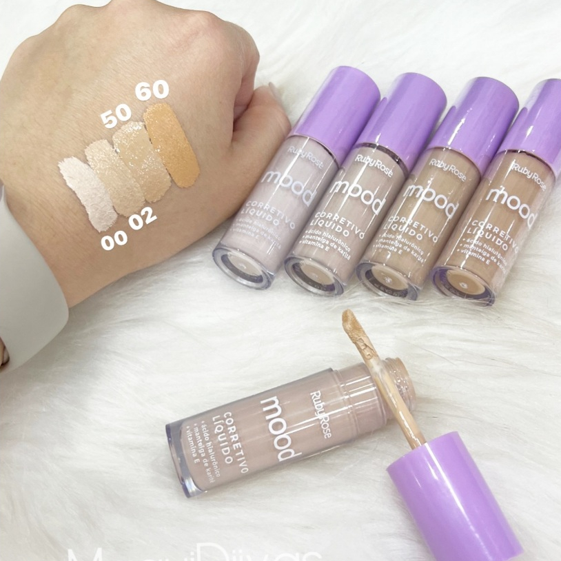 Corretivo Líquido Mood Ruby Rose C00 | Shopee Brasil