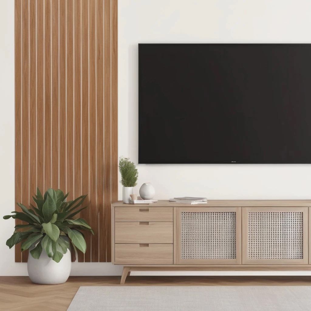 Revestimento Ripado Painel Placa Decorativa MDF 45x11,5cm Kit C/60 ...