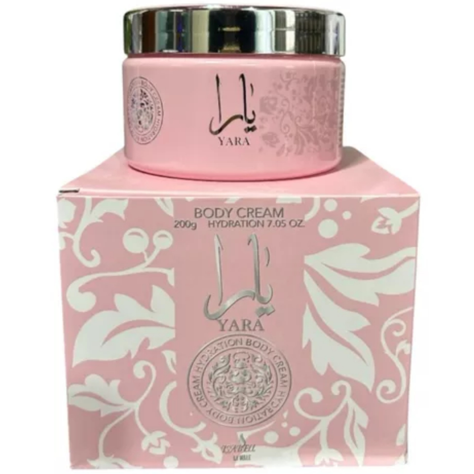 Creme Hidratante Yara Lattafa Pote 200g Feminino - Isabelle la Belle ...