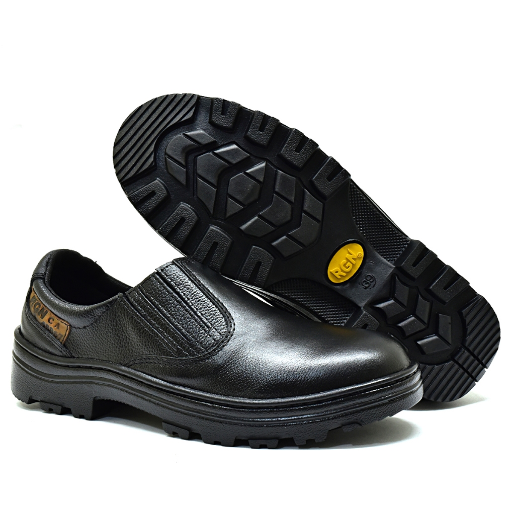 Sapato De Segurança Ca Epi Trabalho Bota Couro Resistente Confortável ...