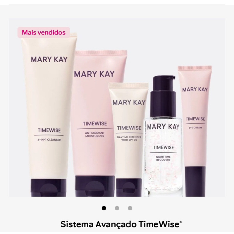 kit Time Wise 3 D Mary Kay PRODUTO ORIGINAL | Shopee Brasil