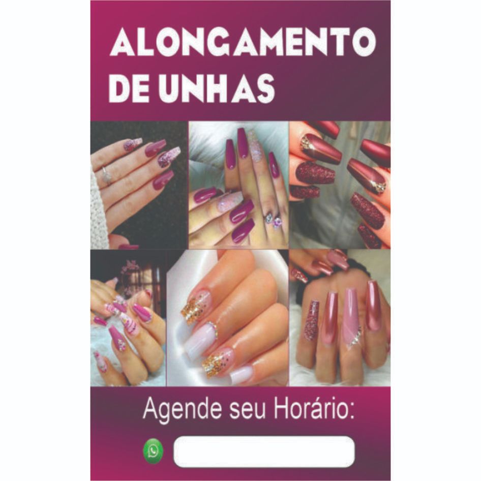 BANNER ARTE PRONTA - ALONGAMENTO DE UNHAS | Shopee Brasil