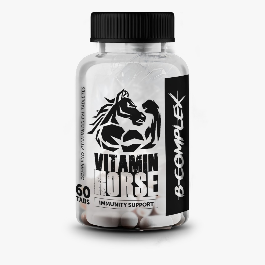 B-COMPLEX 60 TABS – VITAMIN HORSE | Shopee Brasil